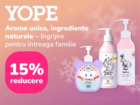 –15 % Yope | Produse de îngrijire naturale | Decembrie Mamico