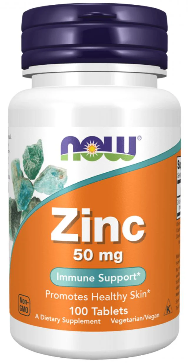 Zinc 50 mg Now Foods - supliment zinc 100 comprimate - cumpăra cu ...