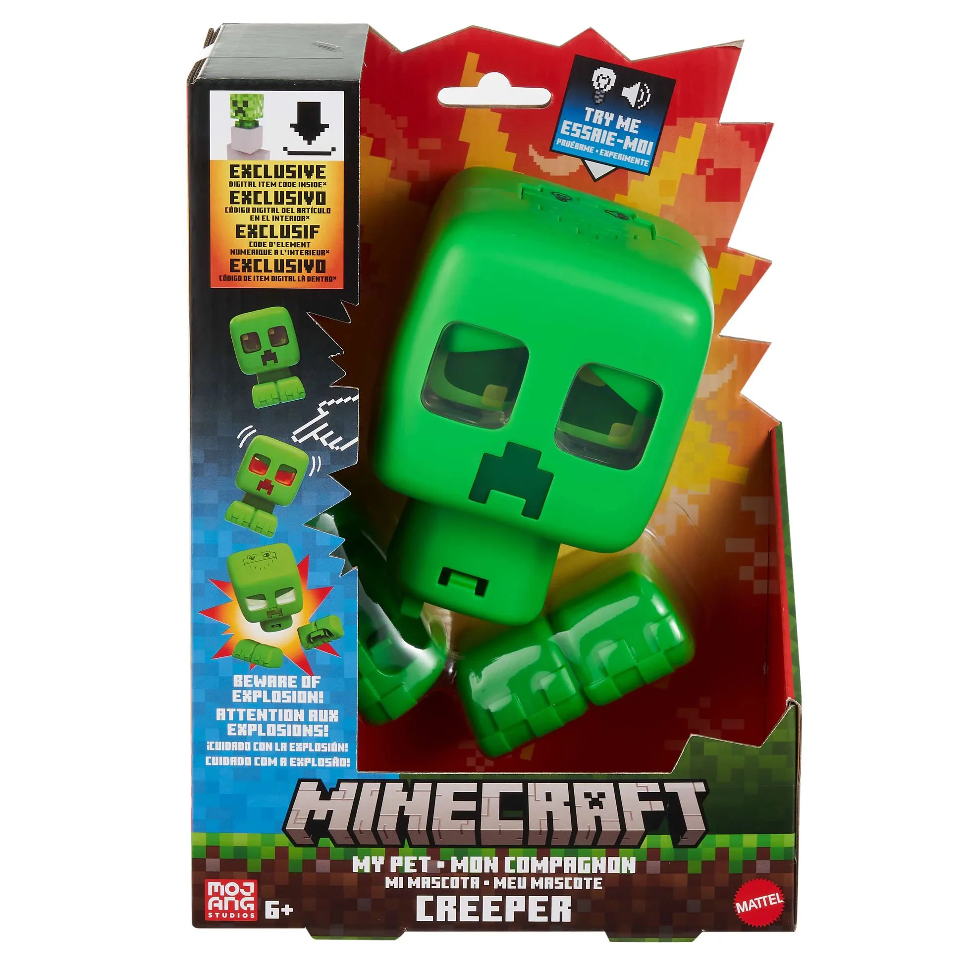 Jucarie interactiva Minecraft Creeper - cumpăra cu livrare în Moldova ...