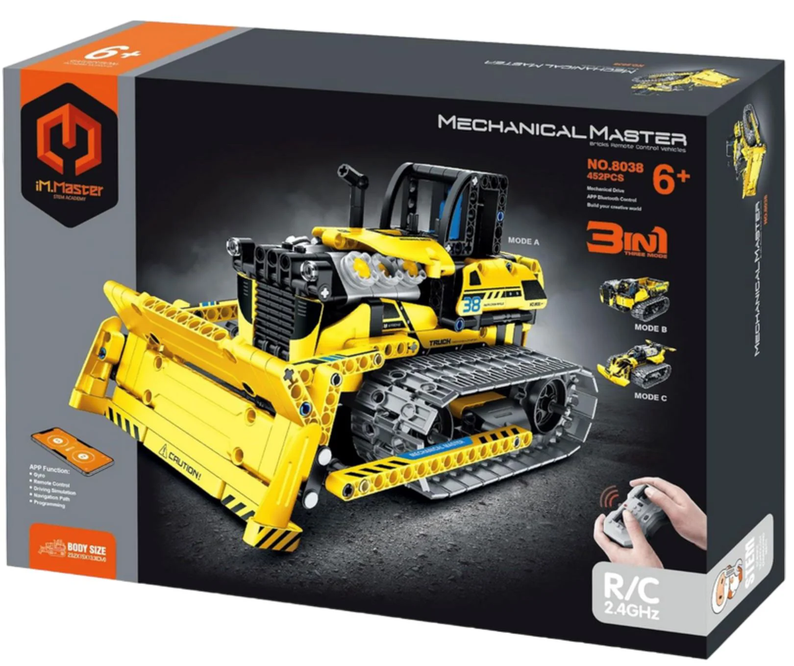 Set de constructie 3 in 1 iM.Master Mechanical Master Buldozer ...