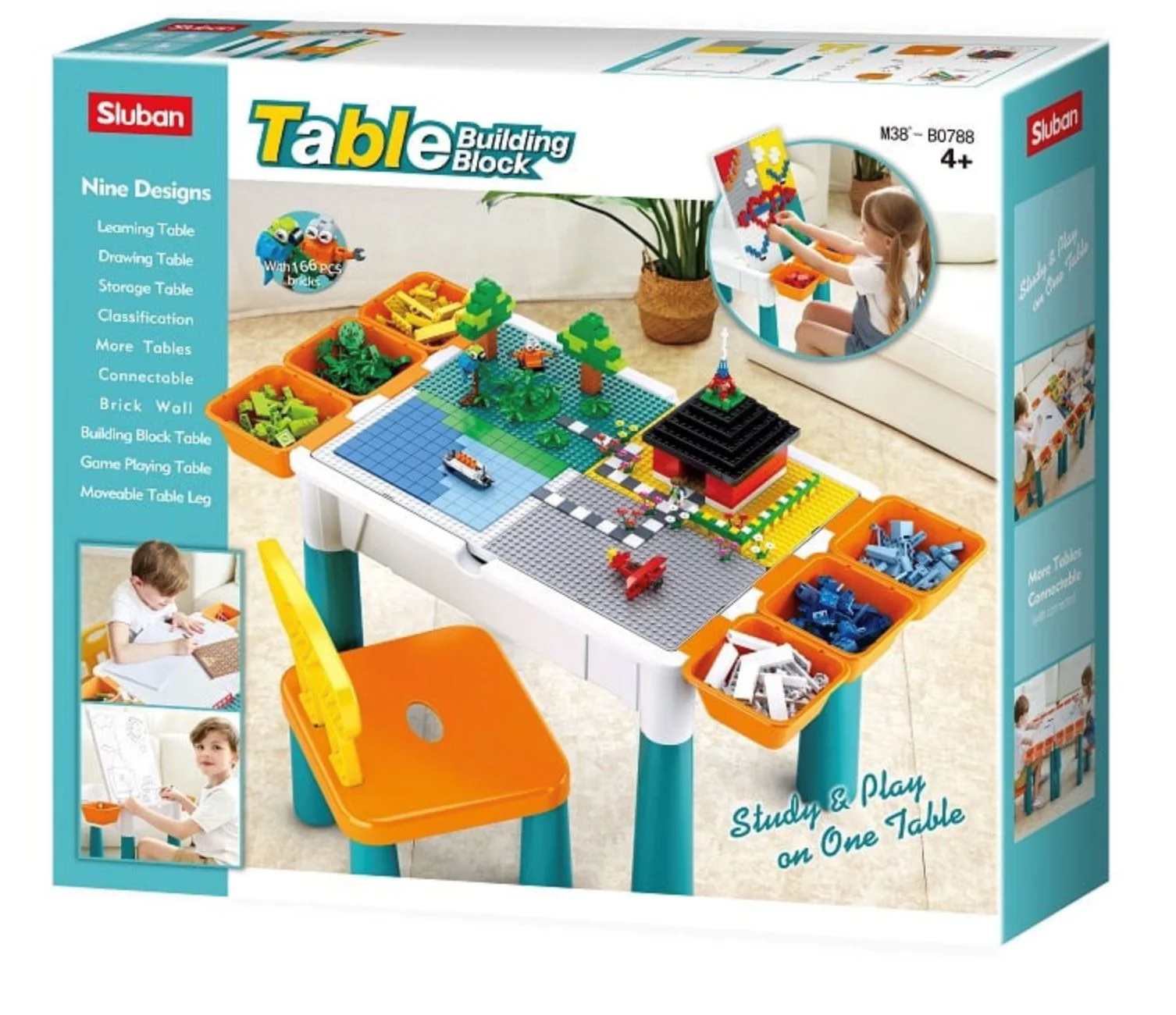 Masa pentru joc 9 in 1 Sluban Study Play - cumpăra cu livrare în ...