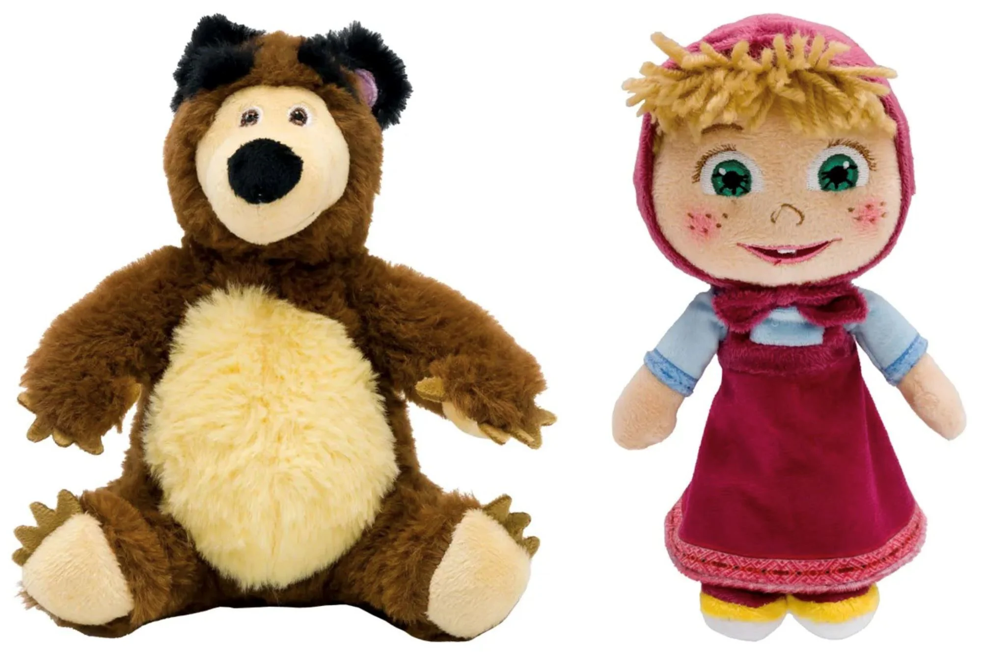 Jucarie de plus Masha and the Bear Masa si ursul, 20 cm - cumpăra cu ...