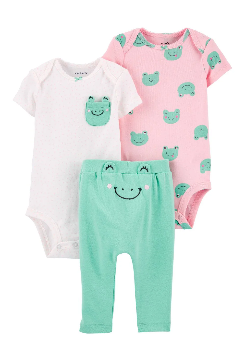 Carter's Set 3 piese bebe Broscuta - 2 body si pantaloni - cumpăra cu ...