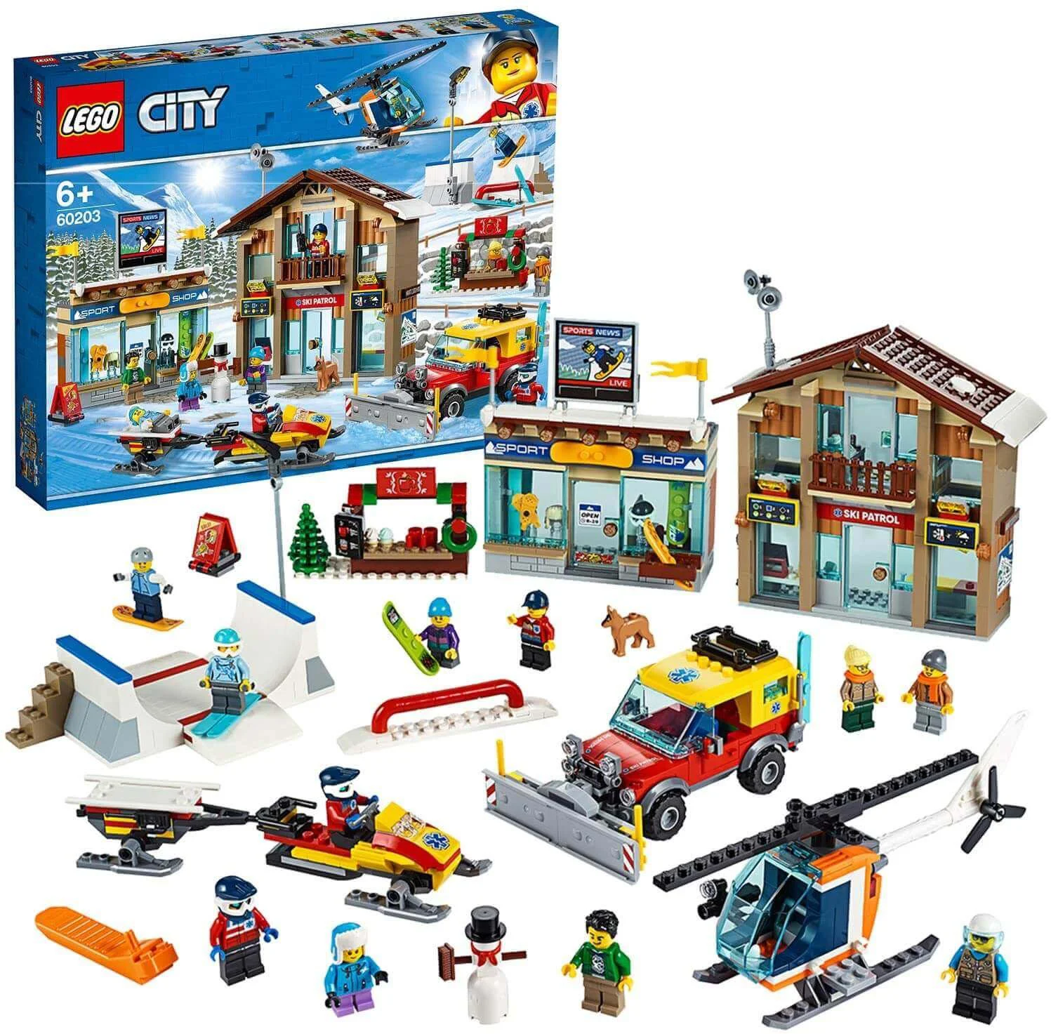 LEGO City - Ski Resort - купить с доставкой в Молдове | Mamico