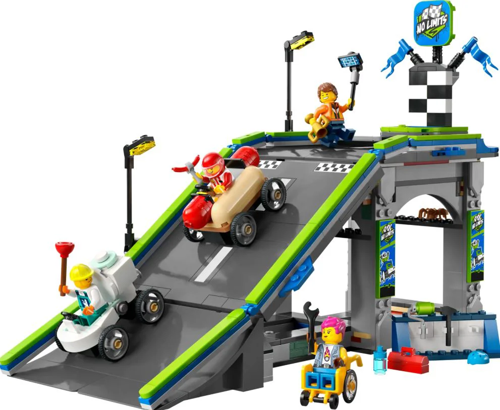 LEGO City - No Limits: Трек для гоночных машин с рампой - купить с ...