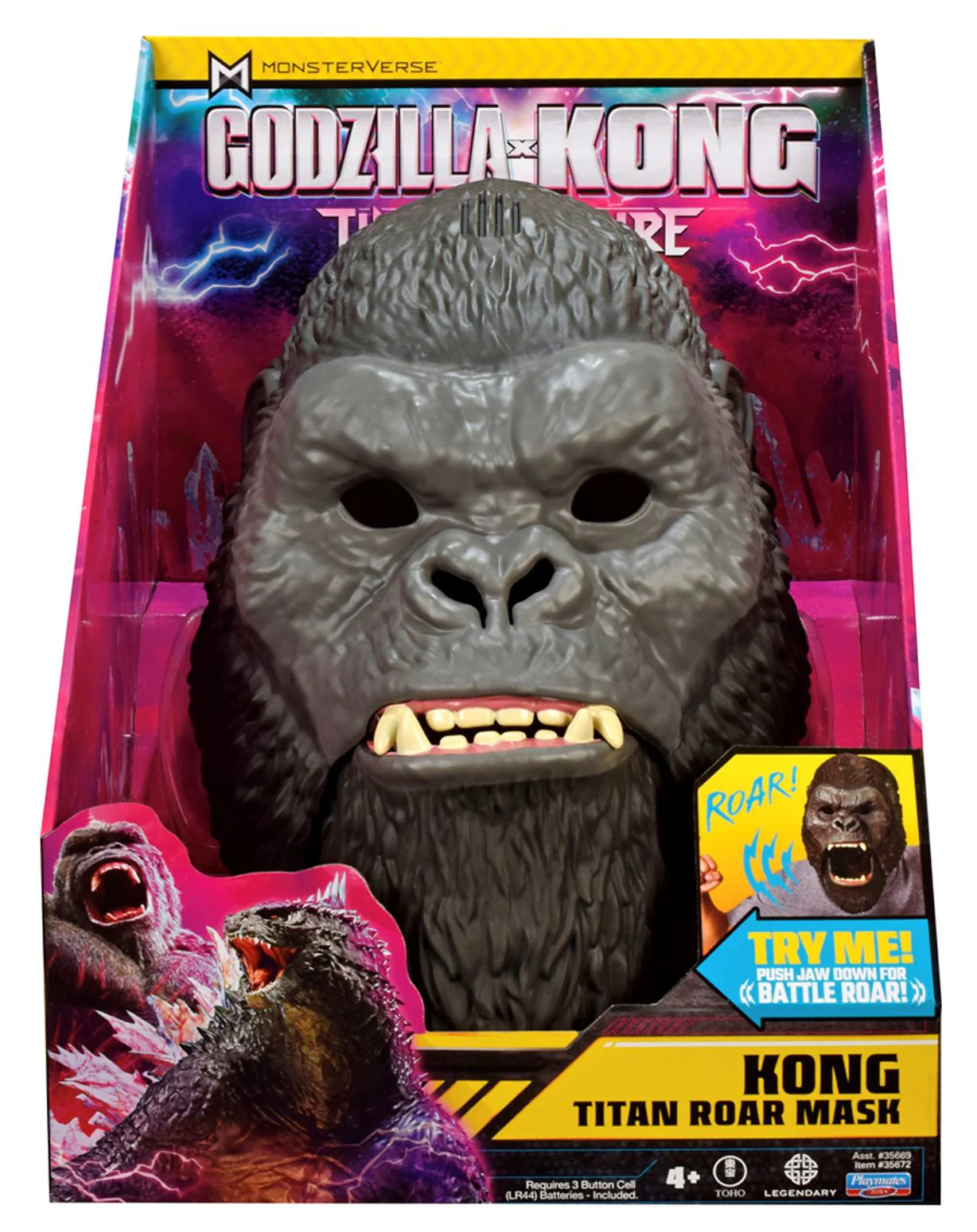 Masca interactiva Godzilla vs. Kong King Kong cu sunete - cumpăra cu ...