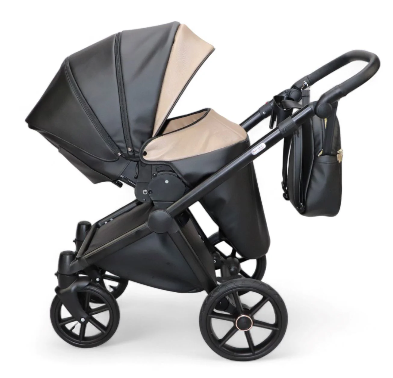 Carucior 2 in 1 Eucalyptus Sojan Azurro Negru-auriu - cumpăra cu ...